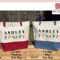 American Sign Language Tote Bag / ASL Christmas Bag / Reusable Shopping ...