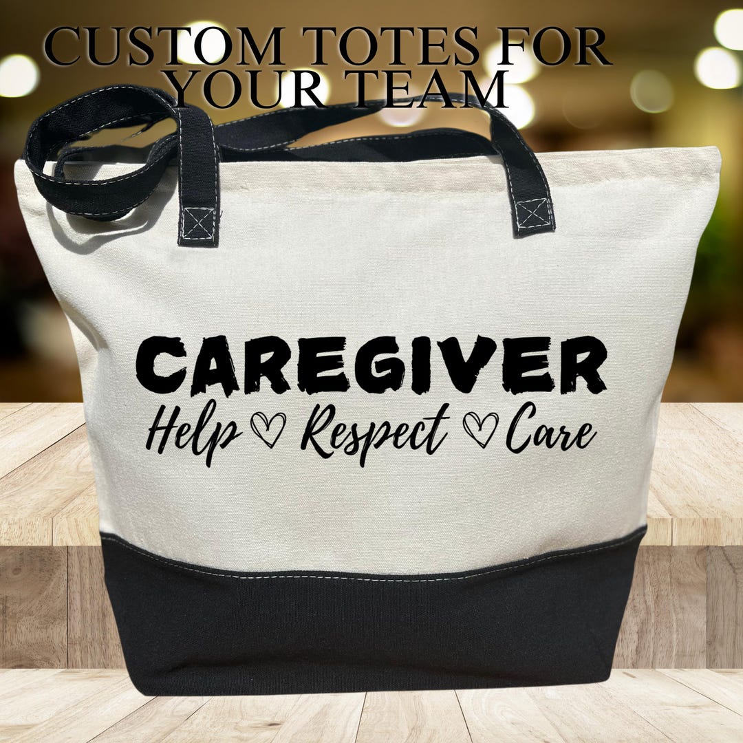 Caregiver Healthcare Worker Tote Bags, Gift for Caregivers, Being A ...