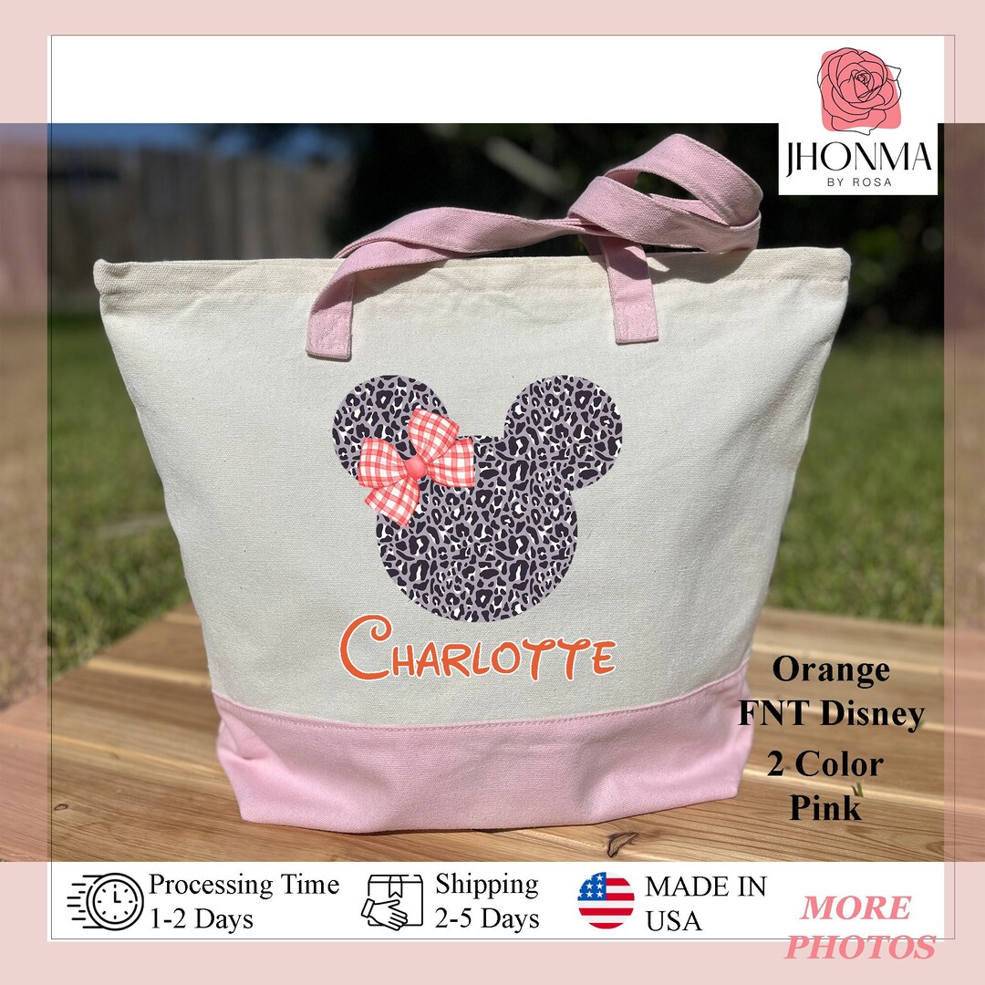 Mickey Tote Bag, Disney Tote Bag, Disney Trip Bag, Disney Vacation Bag ...