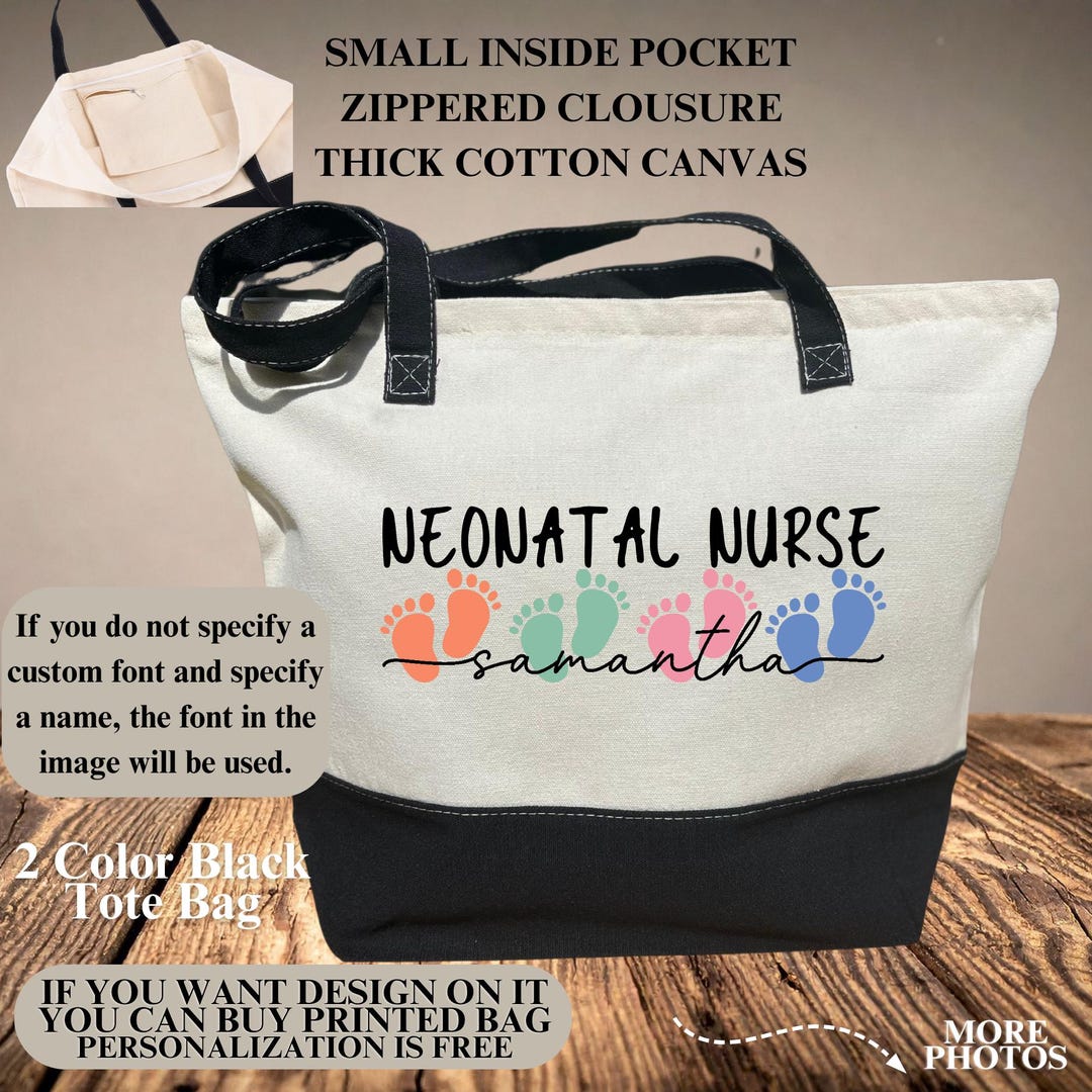NICU Nurse Bag, Neonatal Nurse Totes, NICU PEDS, Nicu Nurse Gift, Nurse ...