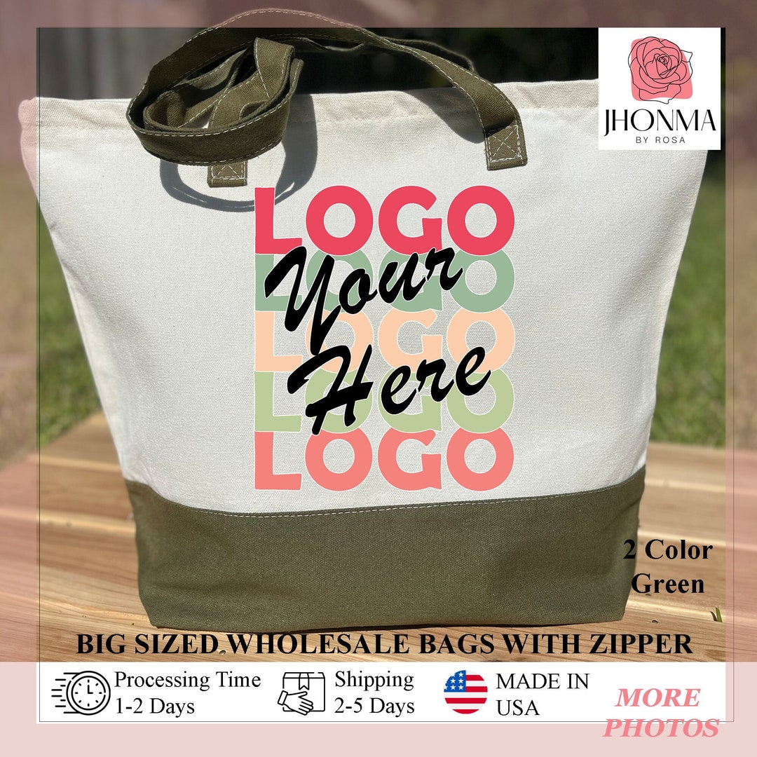 Custom Canvas Tote Bag, Print Canvas Shoulder Bag, Wholesale Bags, Bulk Buy, Logo, Photo, Text ...