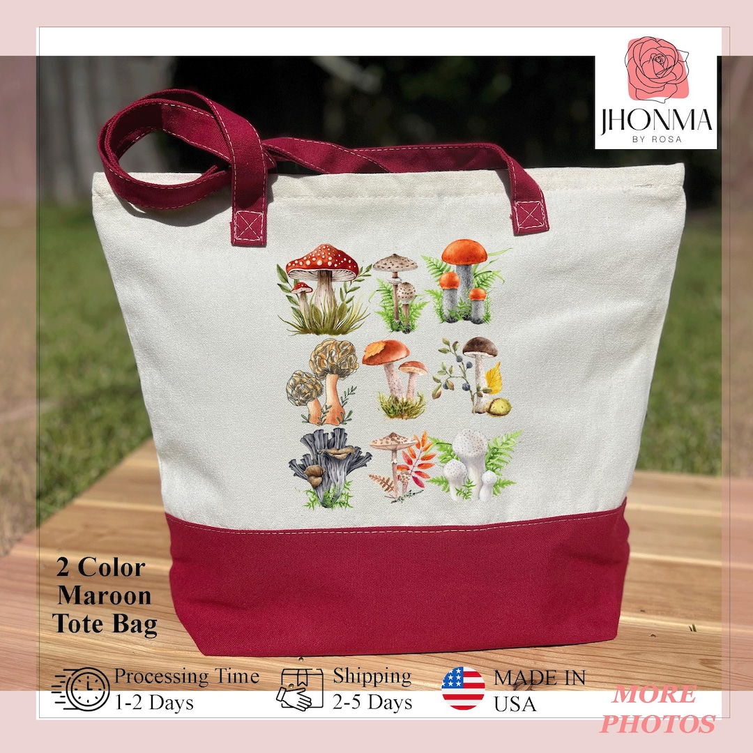 Mycology Tote, Tote Bag Fungal, Tote Bag Ology, Mushroom Tote, Fungi ...
