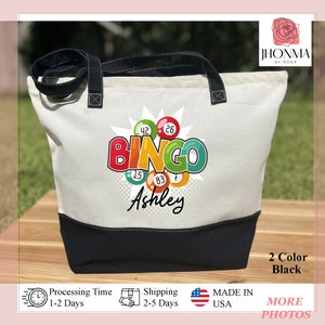 Personalized Bingo Name Gift Bag, Bingo Queen Gift, Box Game Gift ...