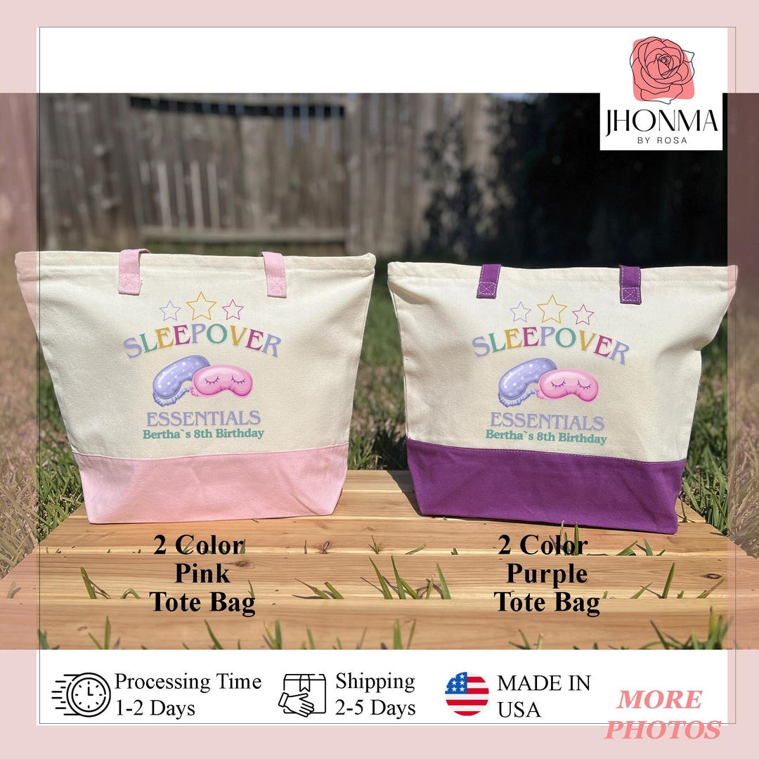 Sleepover Essentials Gift Bag, Slumber Party Favors, Sleepover Favors ...