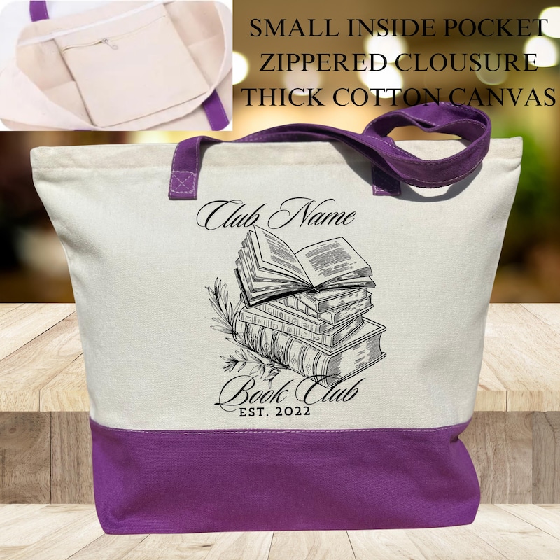Book Club Tote Bags - Etsy