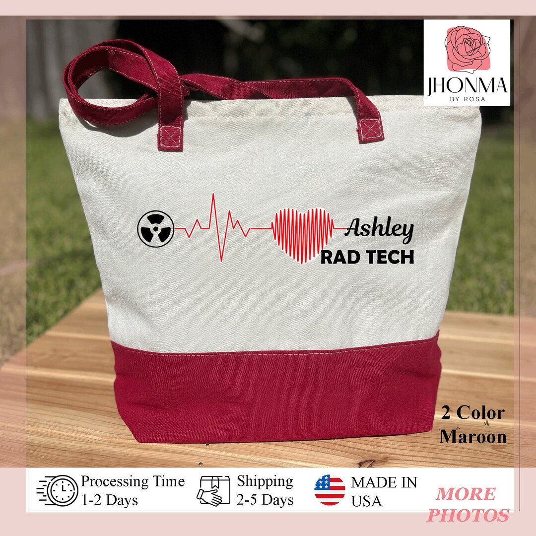 Personalized Radiologist Bag, Custom Radiology Tech Bag, Rad Tech Bag ...