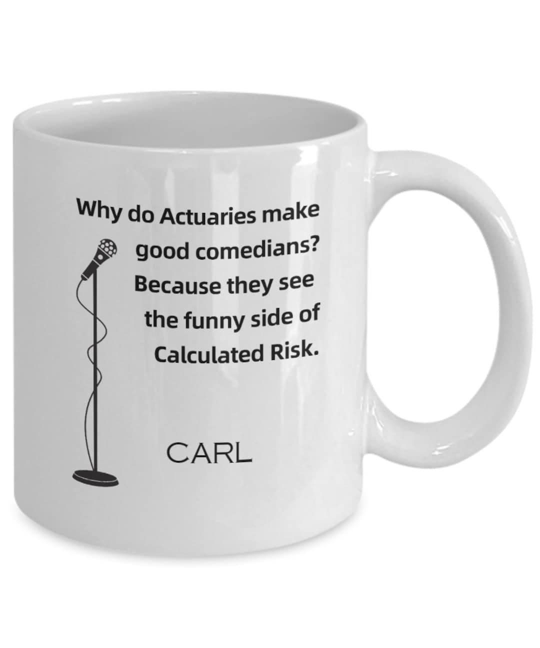 Custom Actuary Mug, Funny Actuary Gift, Insurance Humor, Accountant Cup ...