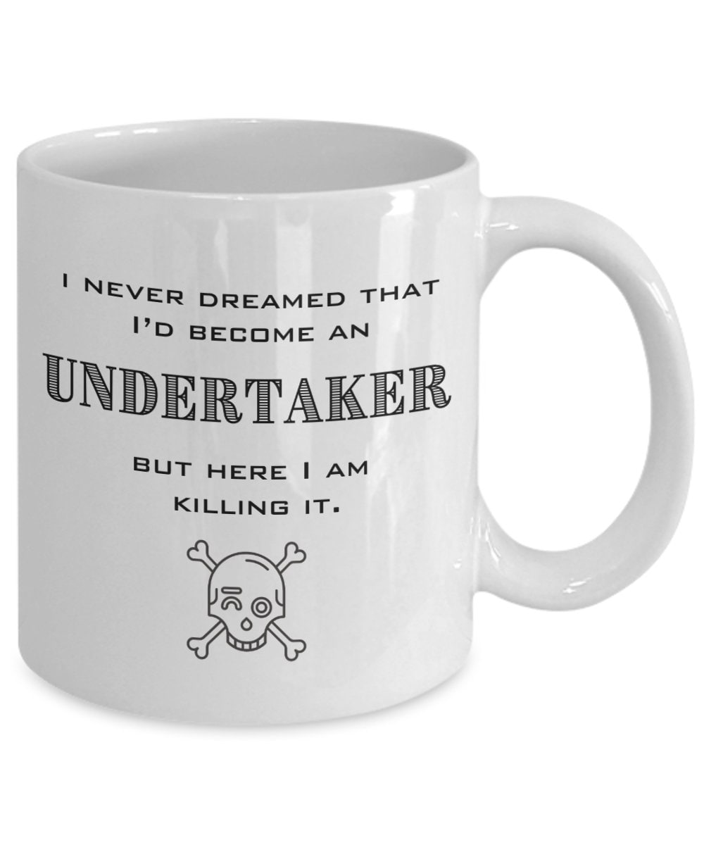 Funny Undertaker Gift, Funeral Director Mug, Gothic Gifts, Macabre ...