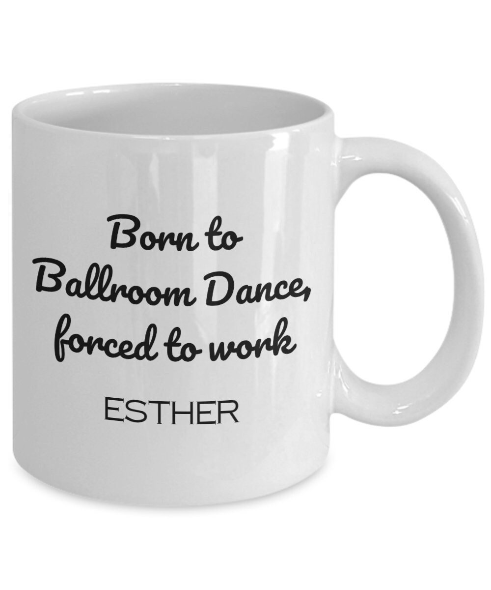Custom Ballroom Dancer Mug, Christmas Present for Dance Partner ...