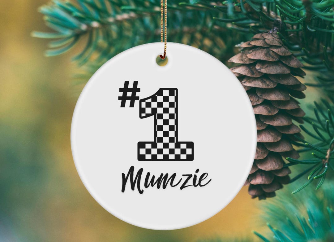 Mumzie Ornament, #1 Mumzie Gift, Best Mumzie Present for Christmas ...