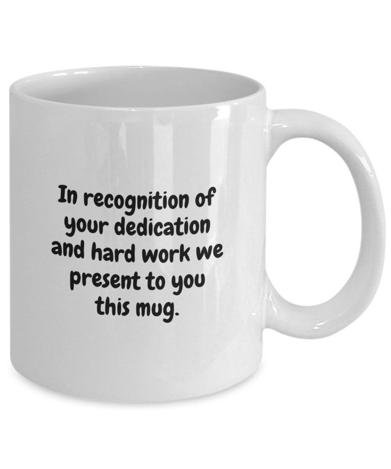 Employee Appreciation Gift, Gag Mug for Boss, Coworker Gift, New Job ...