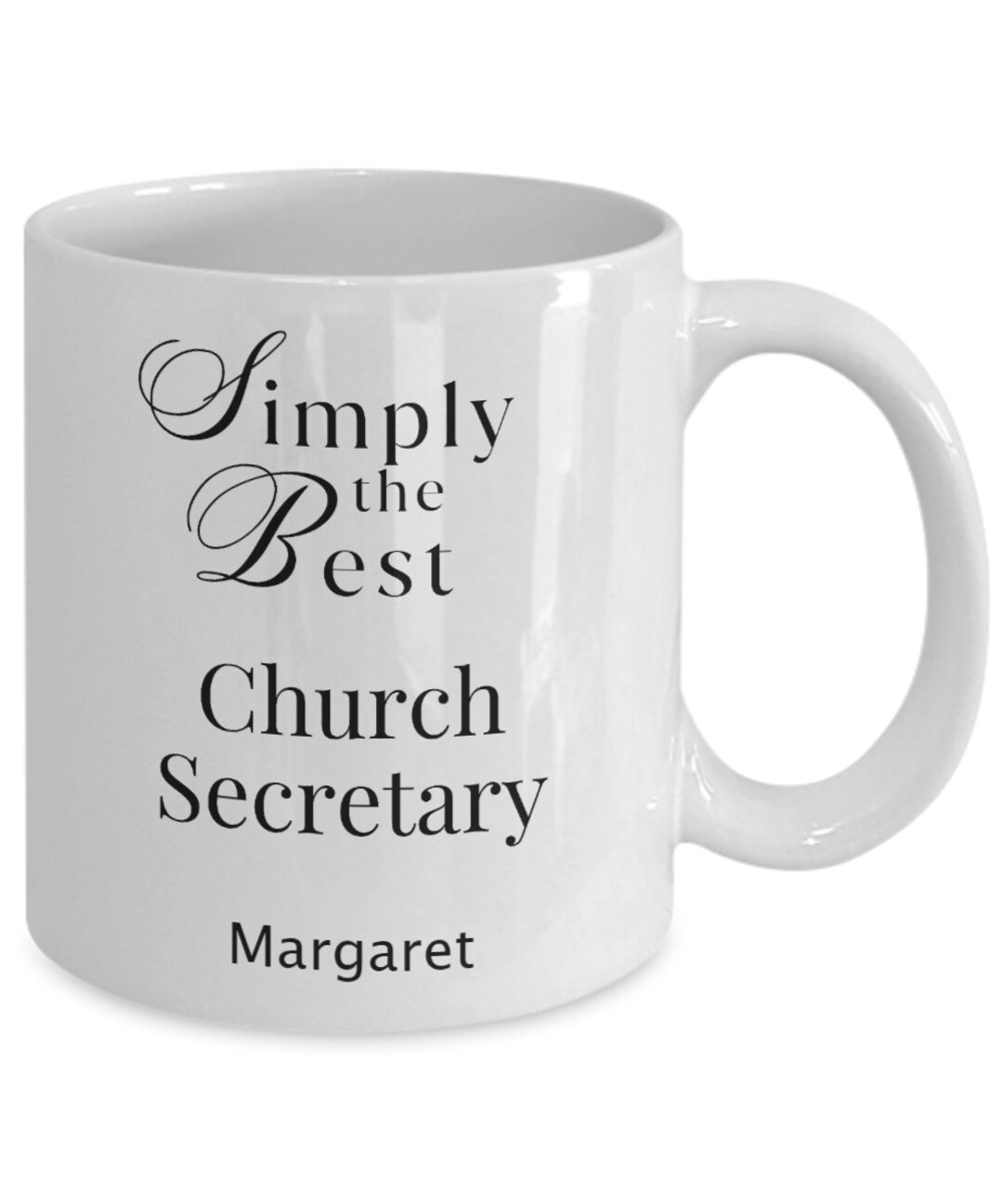 Church Secretary Customized Mug, Secretary Day Present, Best Church ...