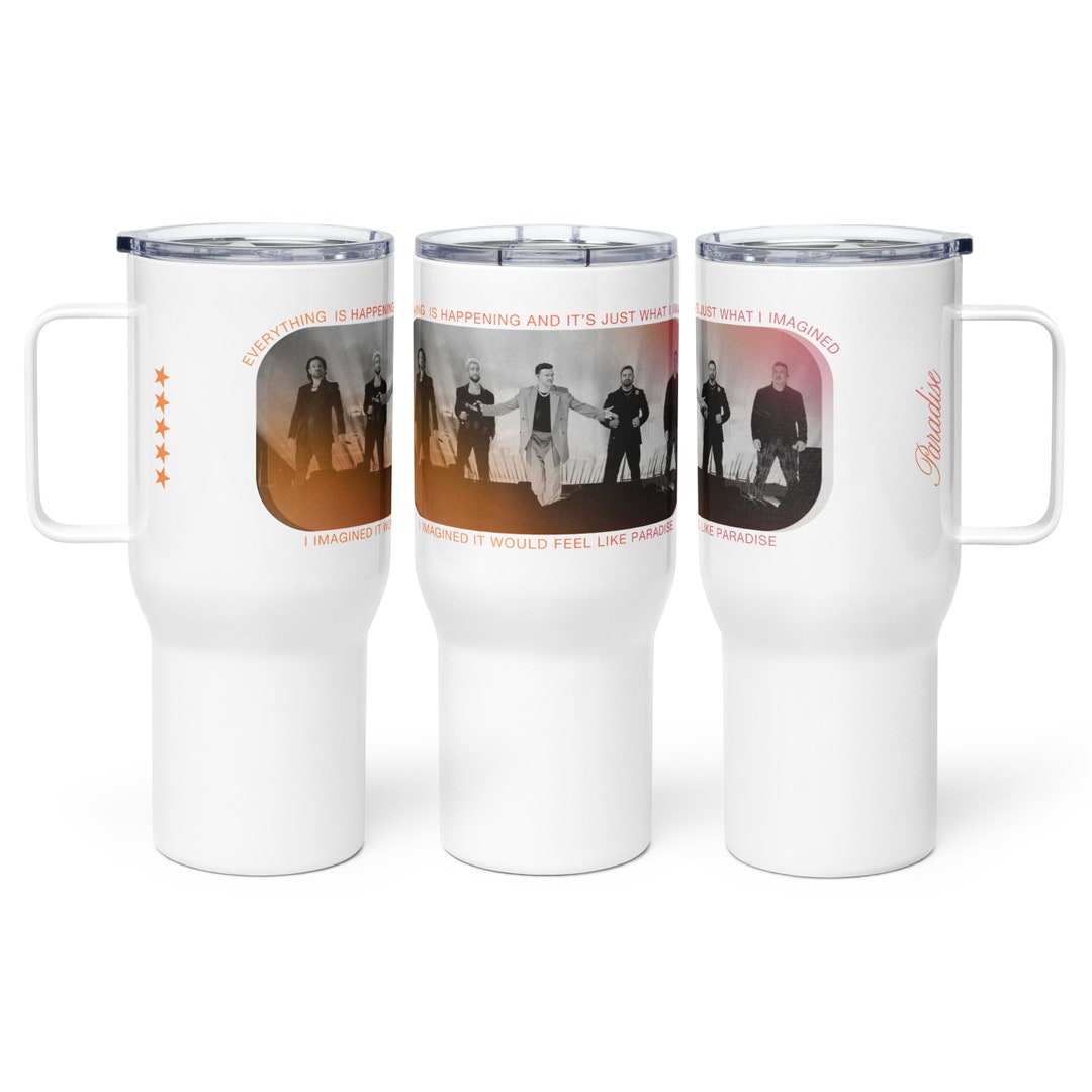 Paradise One Night Only Tumbler NSYNC Fan Merch Photo Print Travel Cup ...