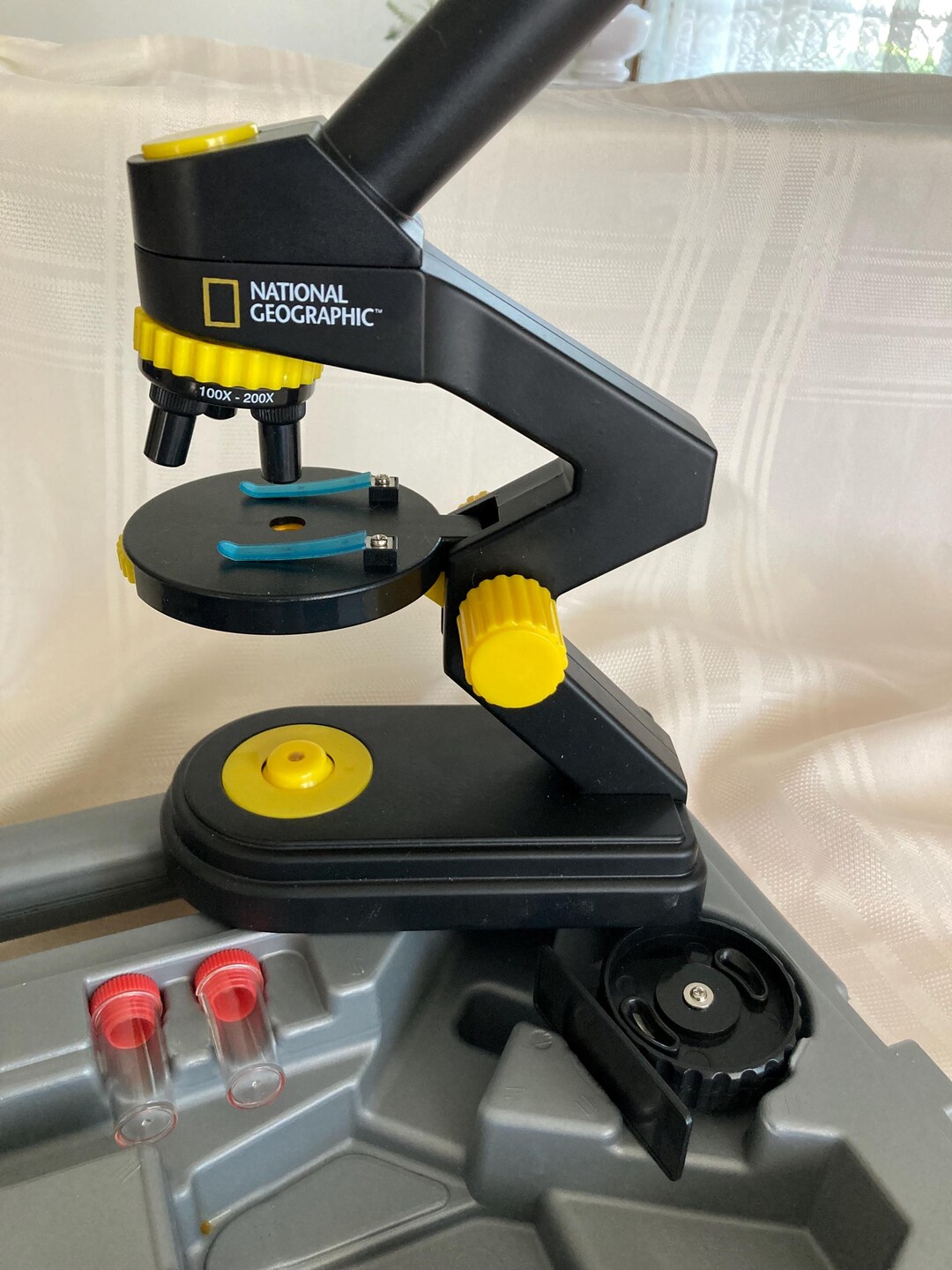 National Geographic 100x-1200x Die-cast Microscope Set - Etsy