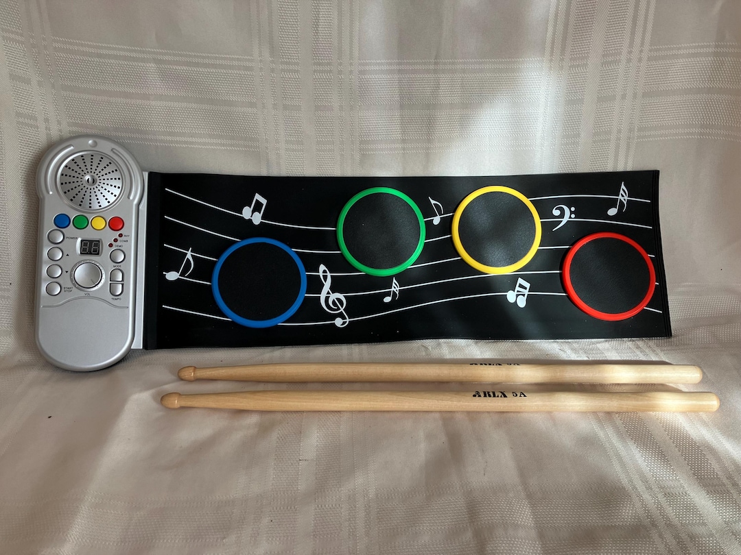 Vintage Electronic Roll-up Drum Pad Set - Etsy