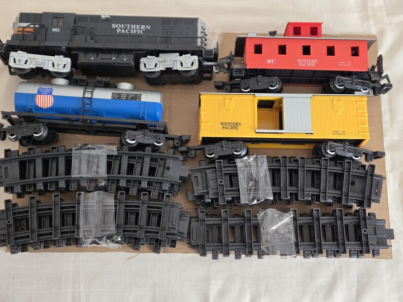 Vintage Battery Operated Express Train Set - Etsy