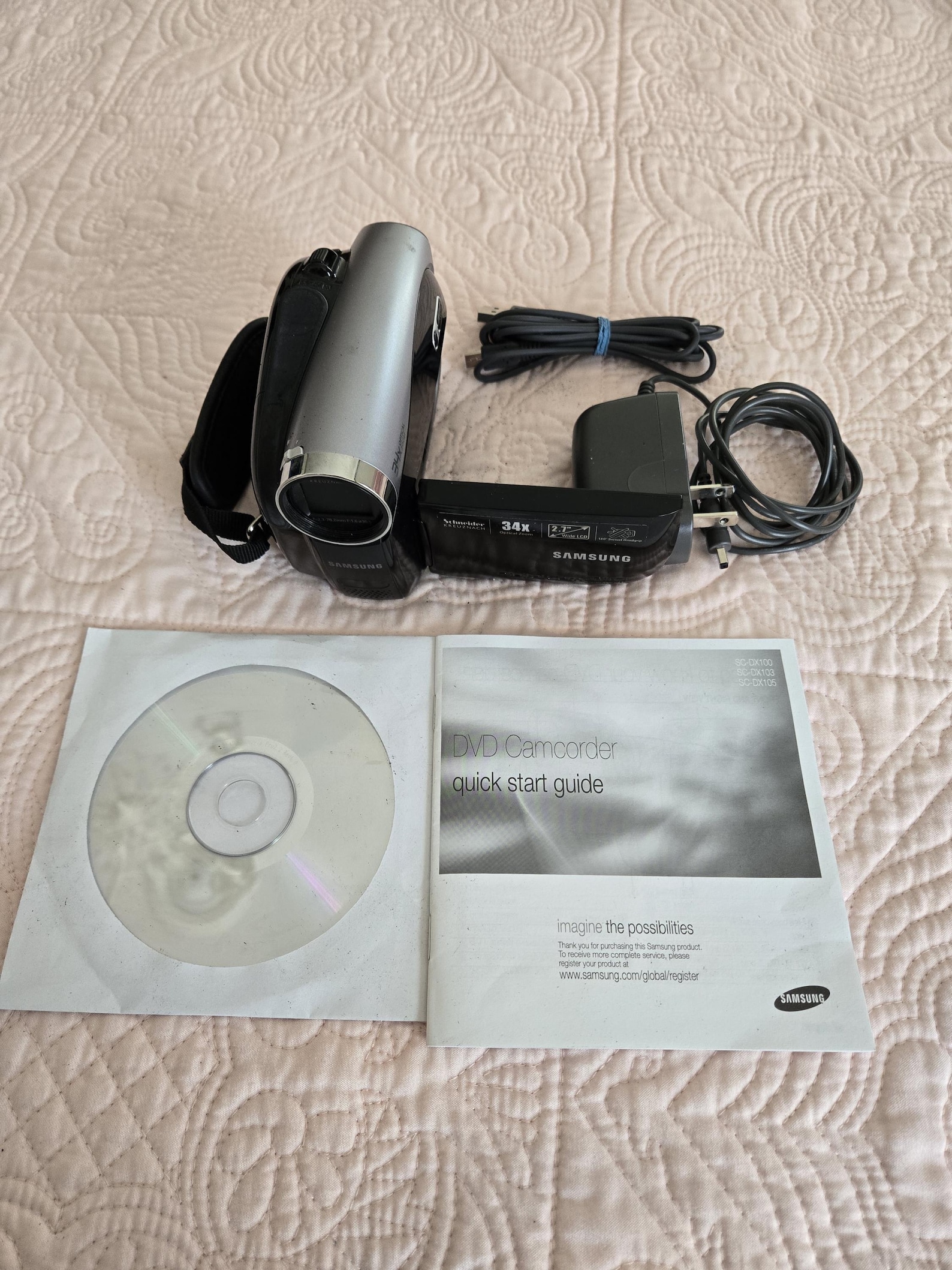 Samsung 34x Optical Zoom DVD Camcorder With Accessories - Etsy