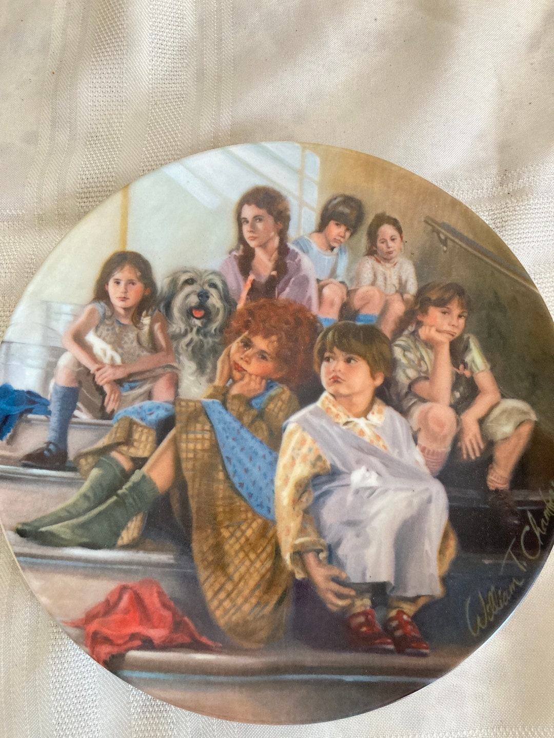 Vintage Annie and the Orphans Collector Plate With Certificate - Etsy