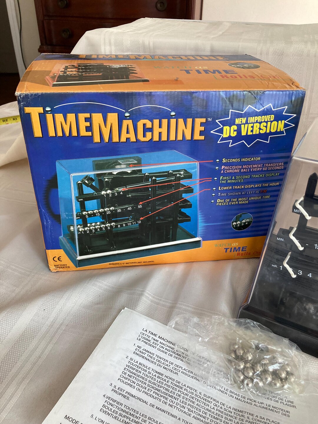 Vintage Time Machine Kinetic Ball Clock DC Version, Unique Motion ...