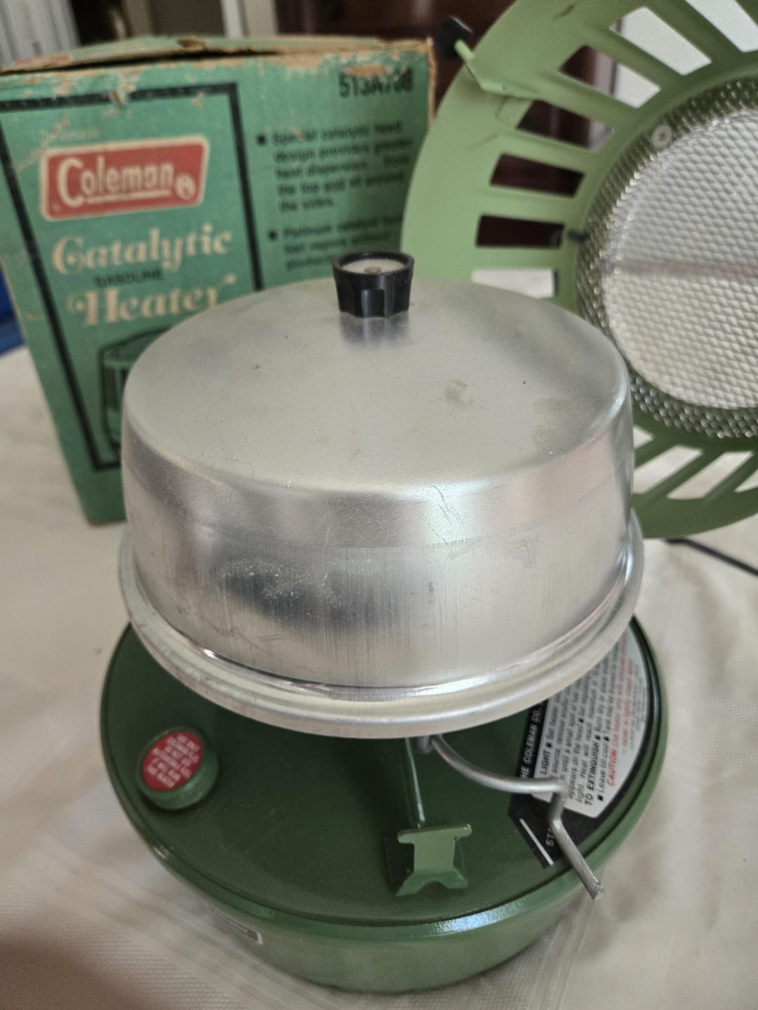 Vintage Coleman Catalytic Gasoline Heater 513A708 (3000-5000 BTU) New - Etsy