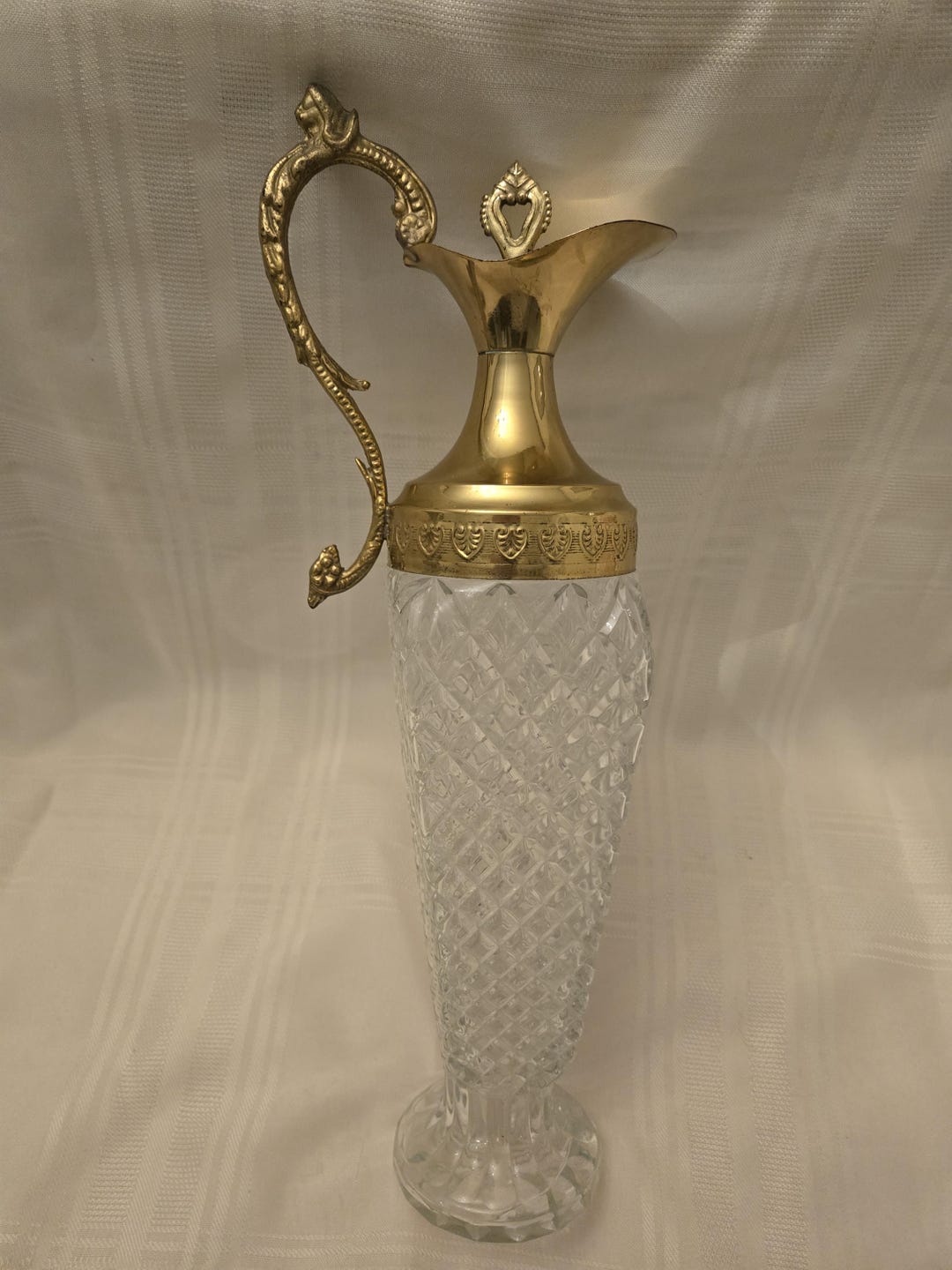 Waffle Crystal Decanter - Etsy
