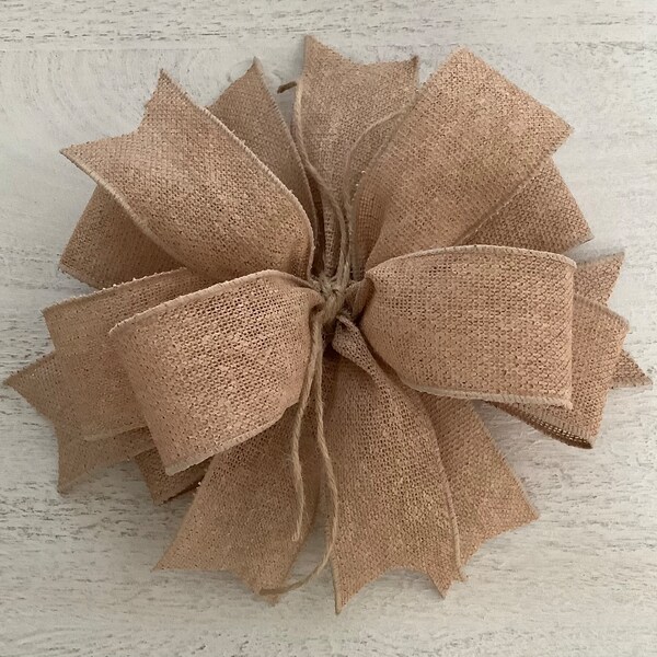Large Burlap Bow - Etsy