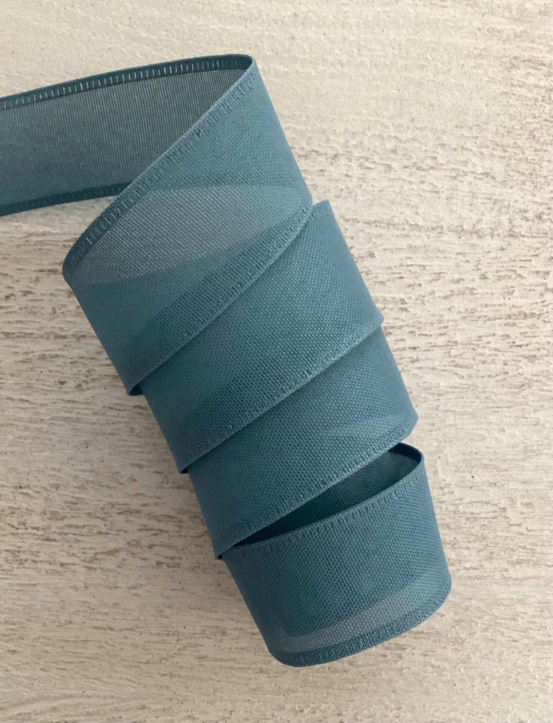 1.5” Blue Wired Ribbon, Everyday Wired Ribbon, Craft Ribbon, Blue Wired ...