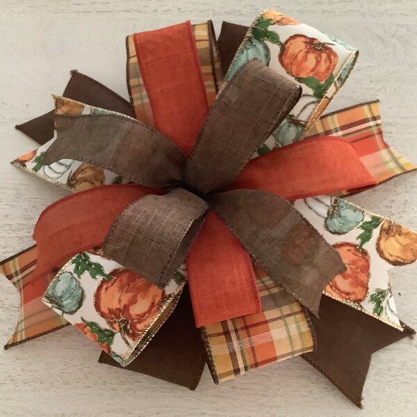 Fall Wreath Bow - Etsy