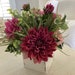 Spring Floral Arrangement, Cranberry Flowers Mix Centerpiece, Flower ...