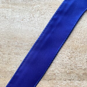 1.5 Blue Wired Ribbon, Everyday Wired Ribbon, Craft Ribbon, Blue Wired ...