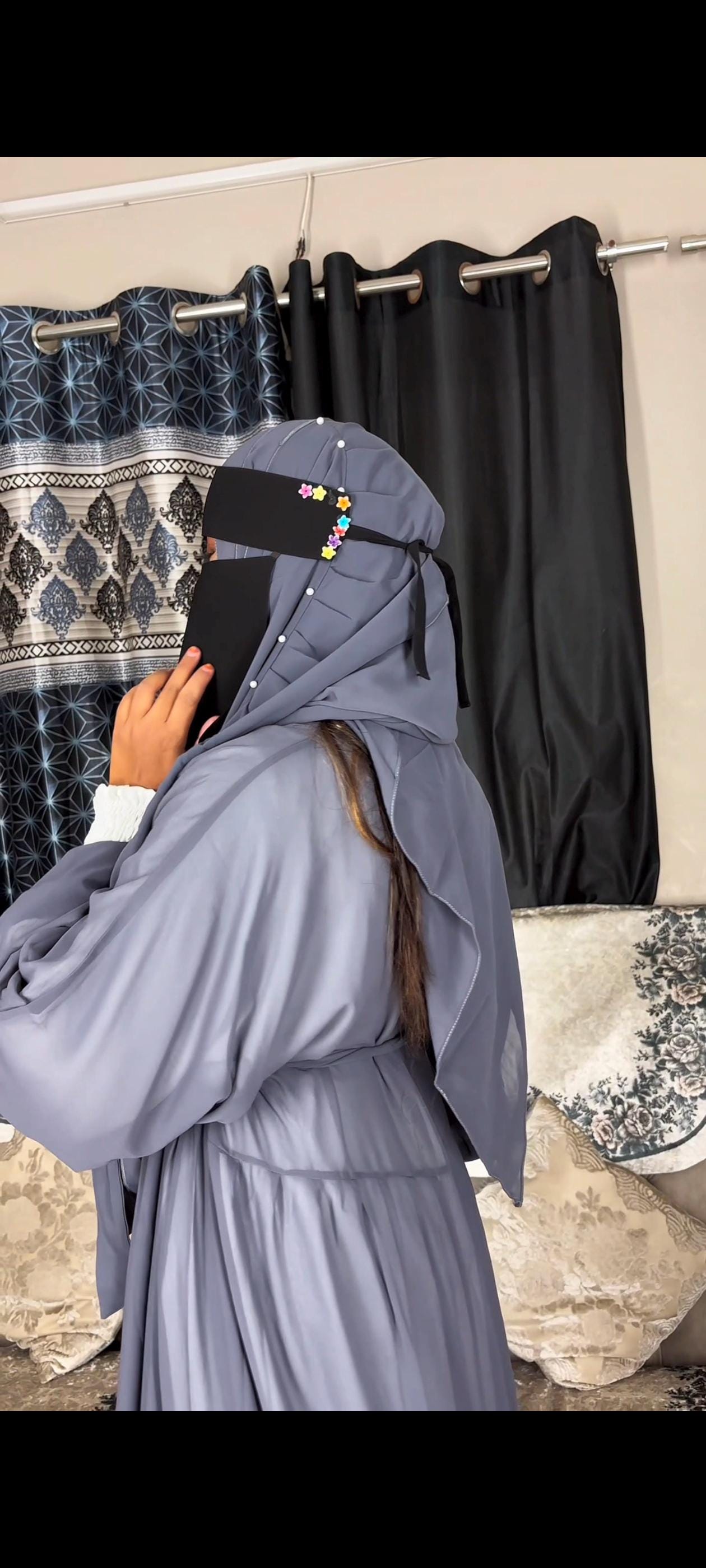 Niqab, Arabian Niqab,face Mask,face Hijab, Beads Niqab,new Dizine Niqab ...