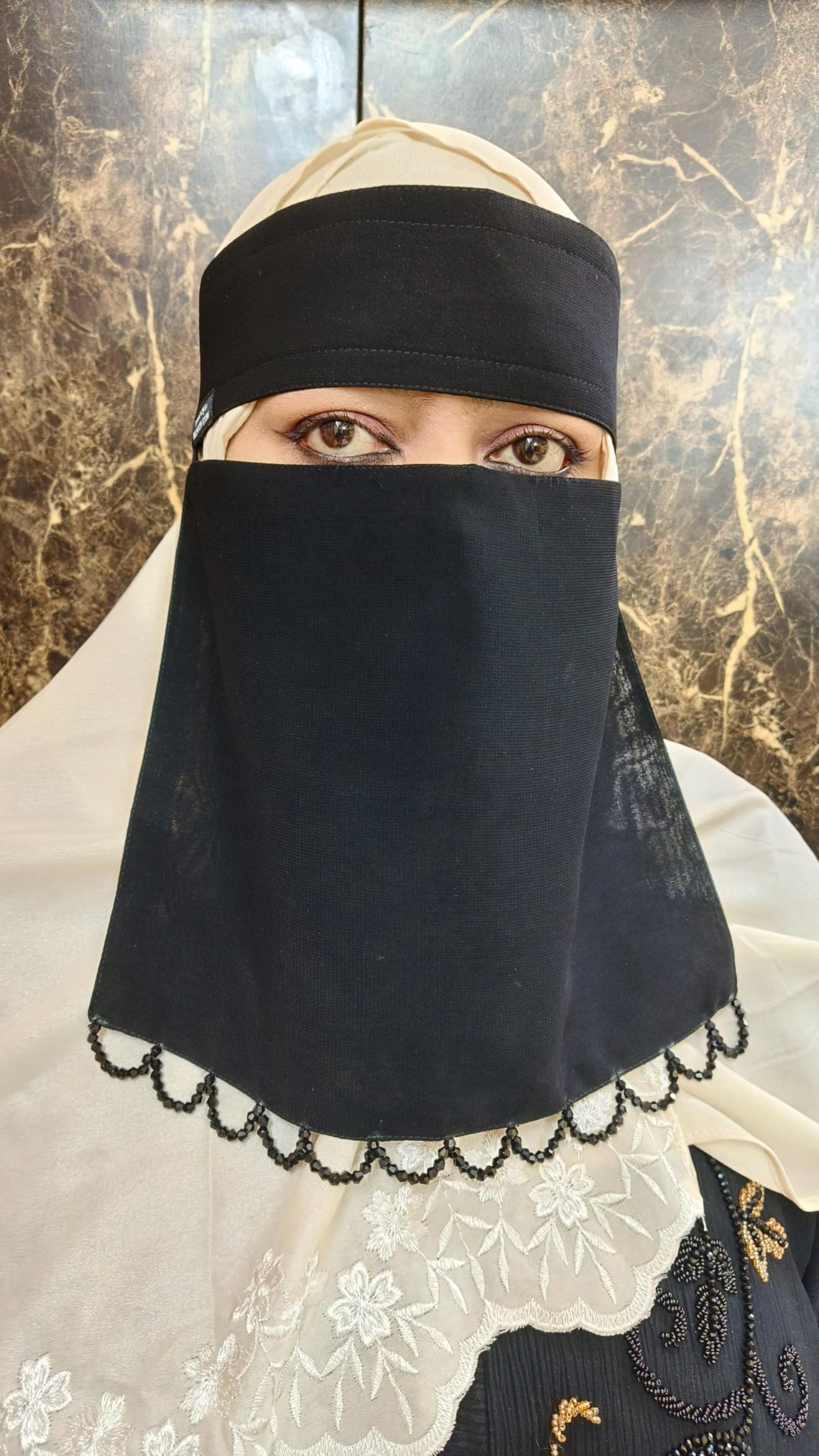 Niqab, Naqab, Saudi Niqab, Face Mask,nose Piece, String Niqab, Stylish ...