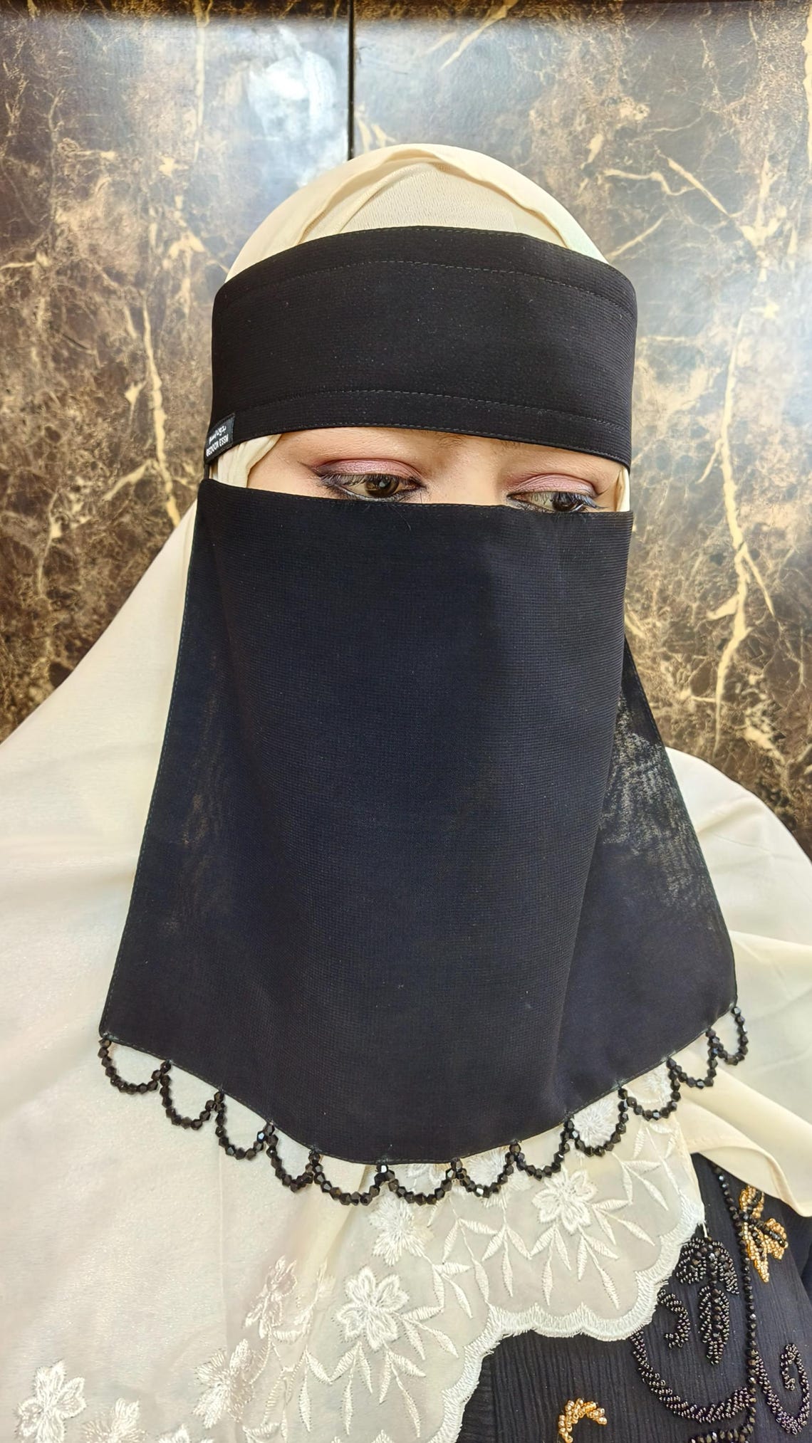 Niqab, Naqab, Saudi Niqab, Face Mask,nose Piece, String Niqab, Stylish ...