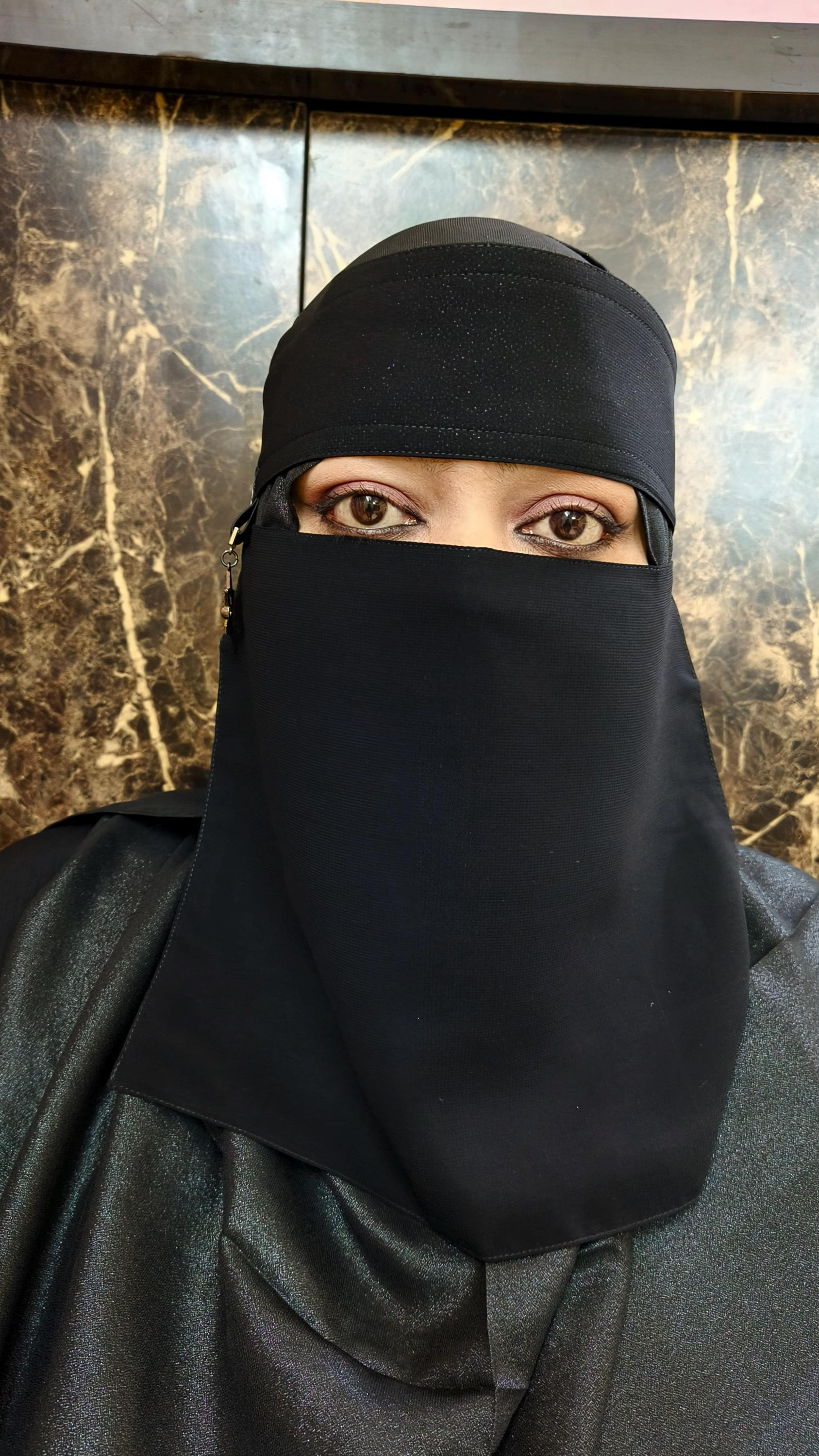Niqab, Black Niqab, Arabian Niqab, Saudi Niqab, Face Niqab, String ...