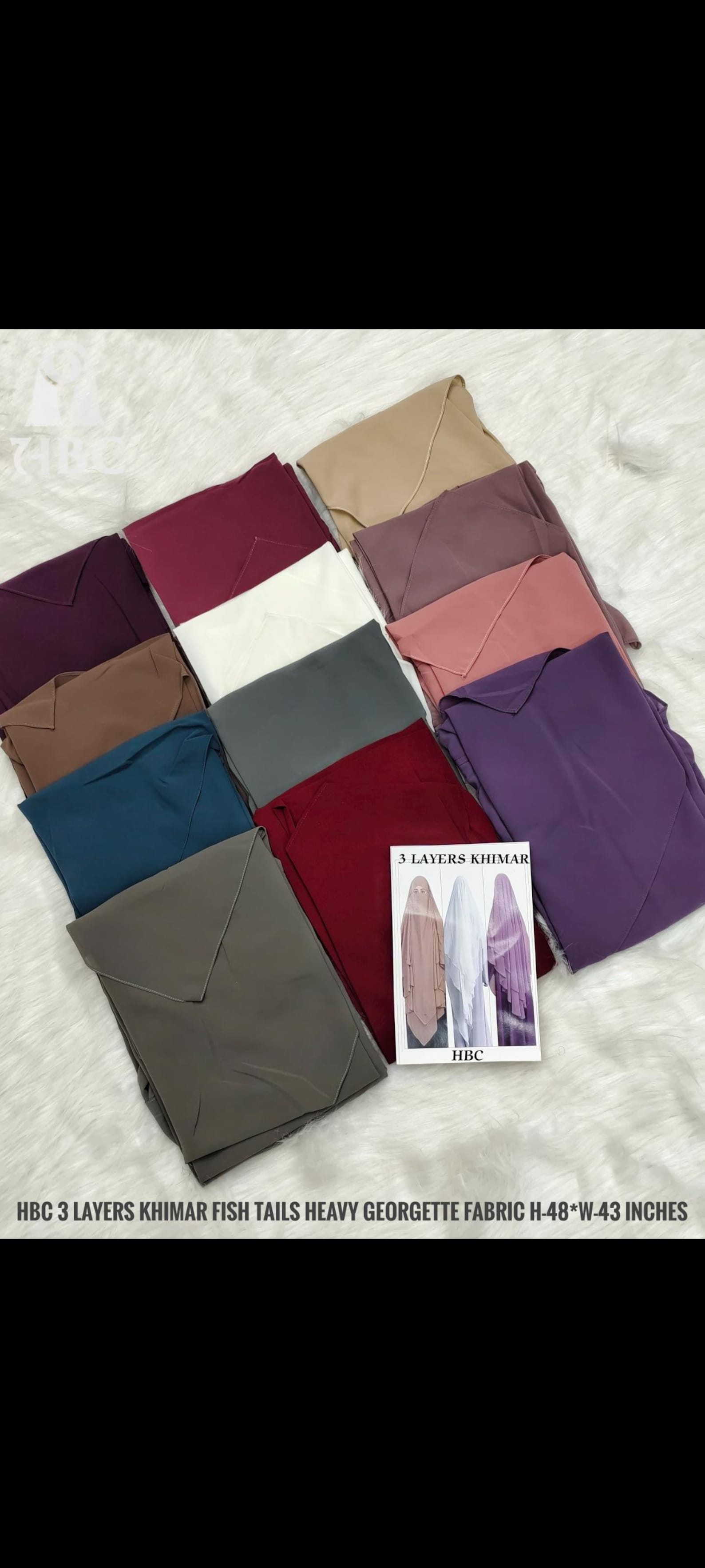 Khimar, Chiffon Khimar, Khimar Niqab, Malaysian Khimar, 3 Layer Khimar ...