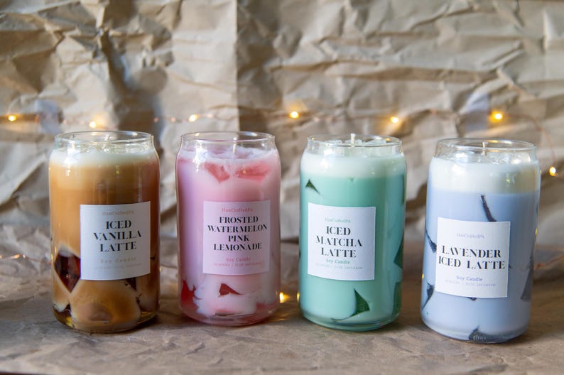 Candles | Drink Candles | Iced Coffee Candle | Watermelon Lemonade ...