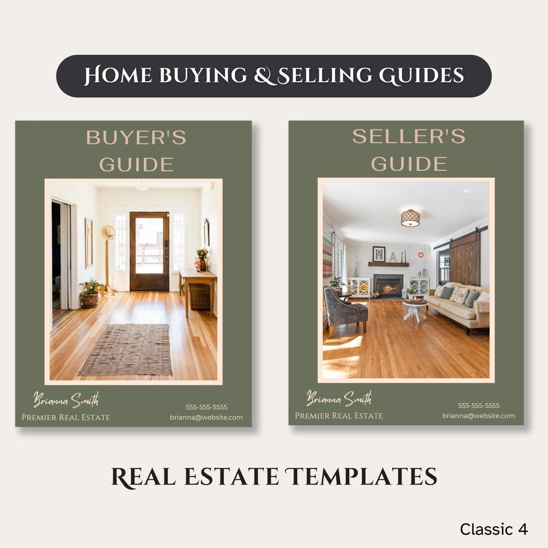 Real Estate Buyer and Seller Guide, Buyer Packet & Seller, Home Buyer ...