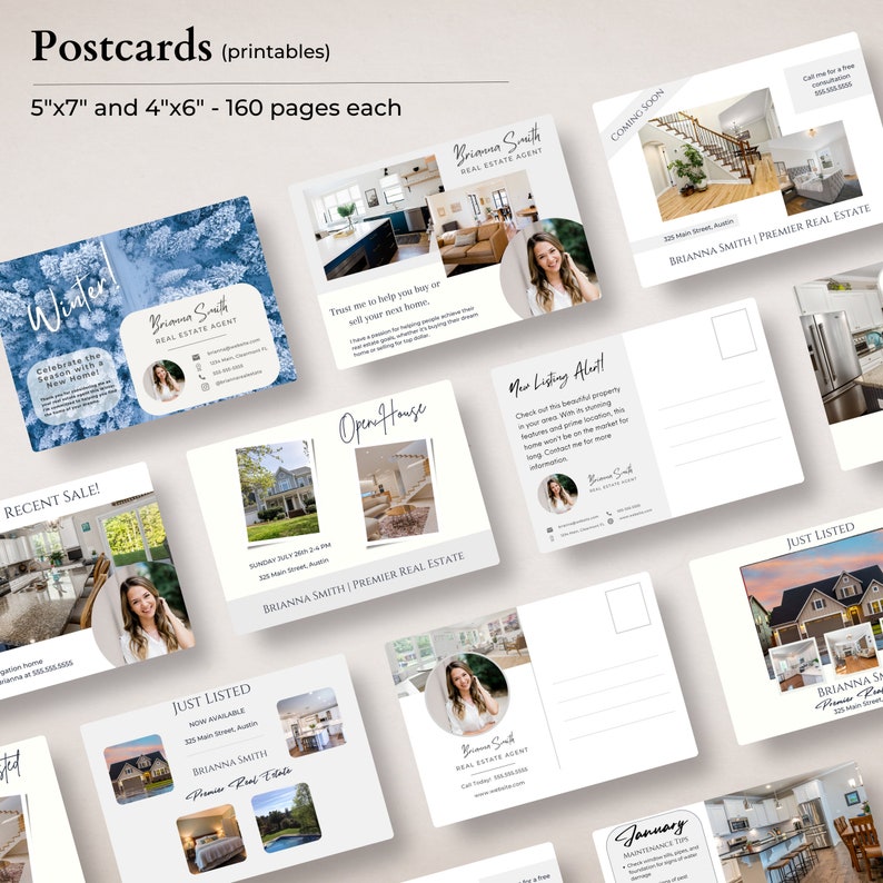 Real Estate Marketing Kit Templates Bundle, Realtor Marketing Branding ...