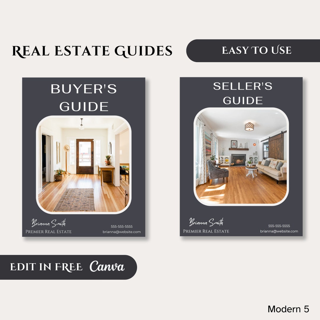 Real Estate Buyer and Seller Guide, Buyer Packet & Seller, Home Buyer ...