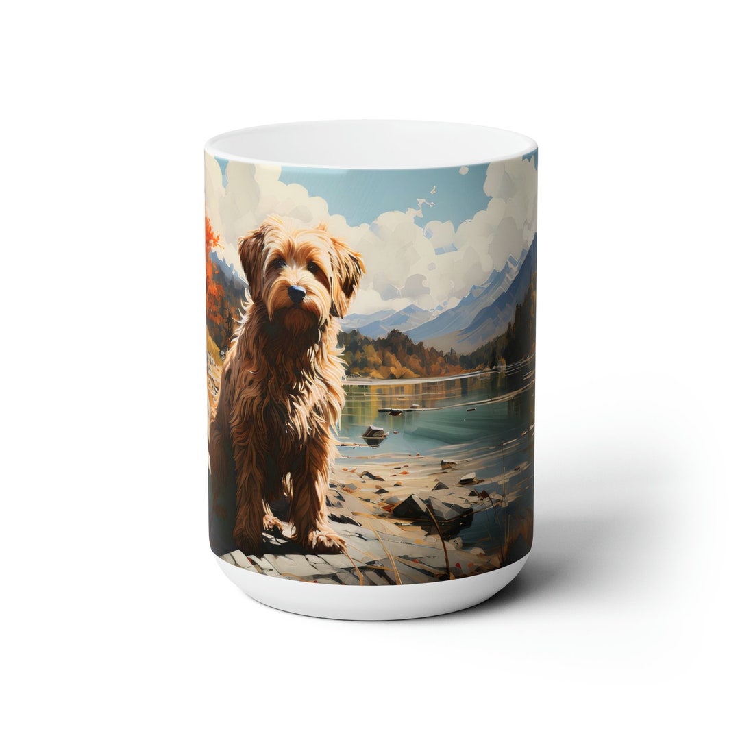 Labradoodle Coffee Mug, Watercolor Labradoodle Coffee Mug, Gift Idea ...