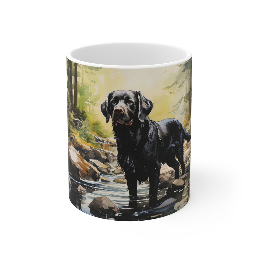 Labrador Retriever Coffee Mug, Black Lab Mug, Dog Lover Gift, Gift Idea ...