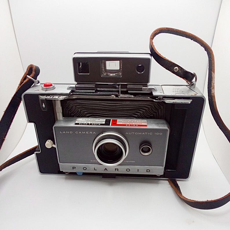 Vintage 1960s Polaroid 100 Land Camera With Plastic Shroud/cover and ...