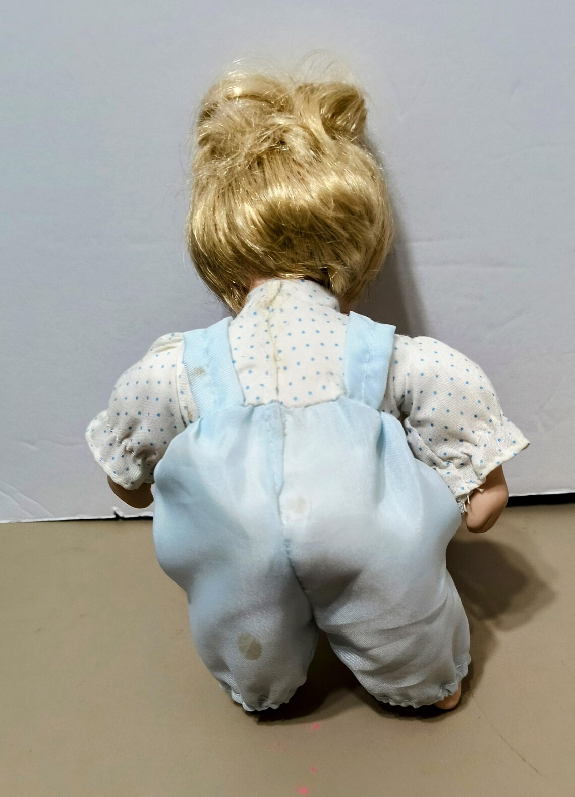 Vintage Porcelain Girl Doll,8 in Porcelain Cloth Bodied Doll, Glass ...