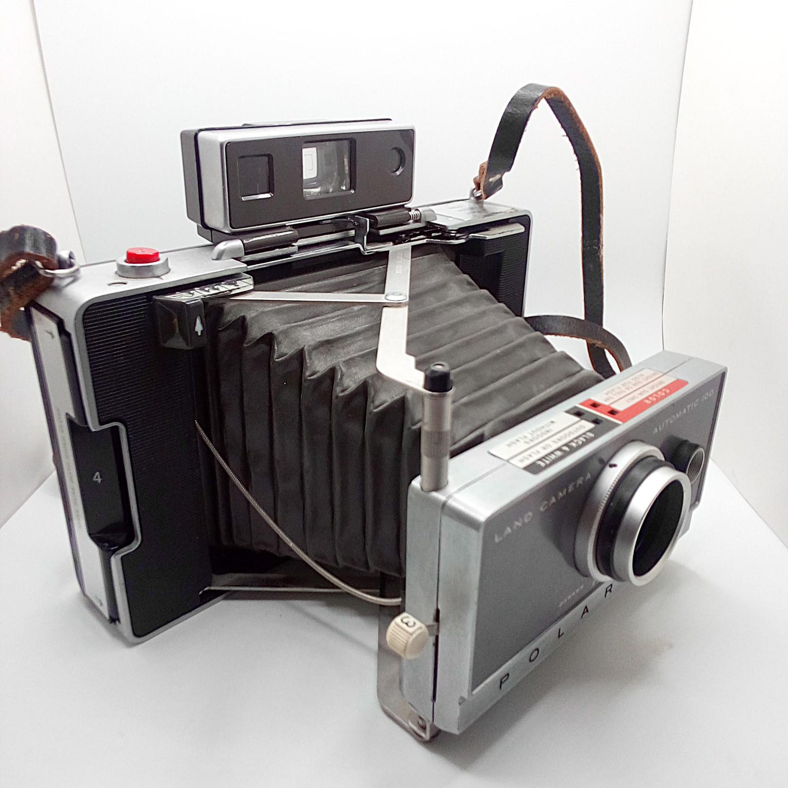 Vintage 1960s Polaroid 100 Land Camera With Plastic Shroud/cover and ...