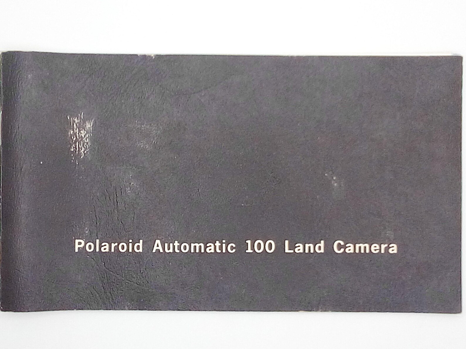 Vintage 1960s Polaroid 100 Land Camera With Plastic Shroud/cover and ...