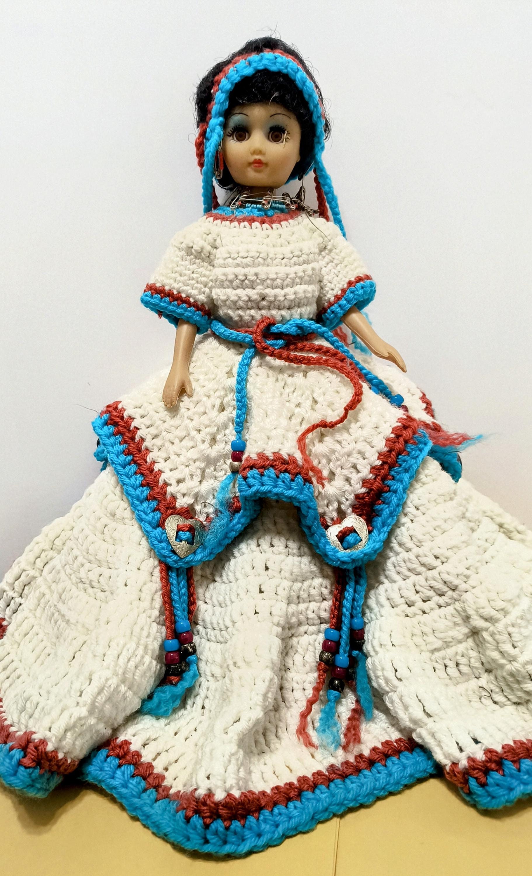 Vintage Native American Indian Princess Doll, Jointed Head-arms=legs ...