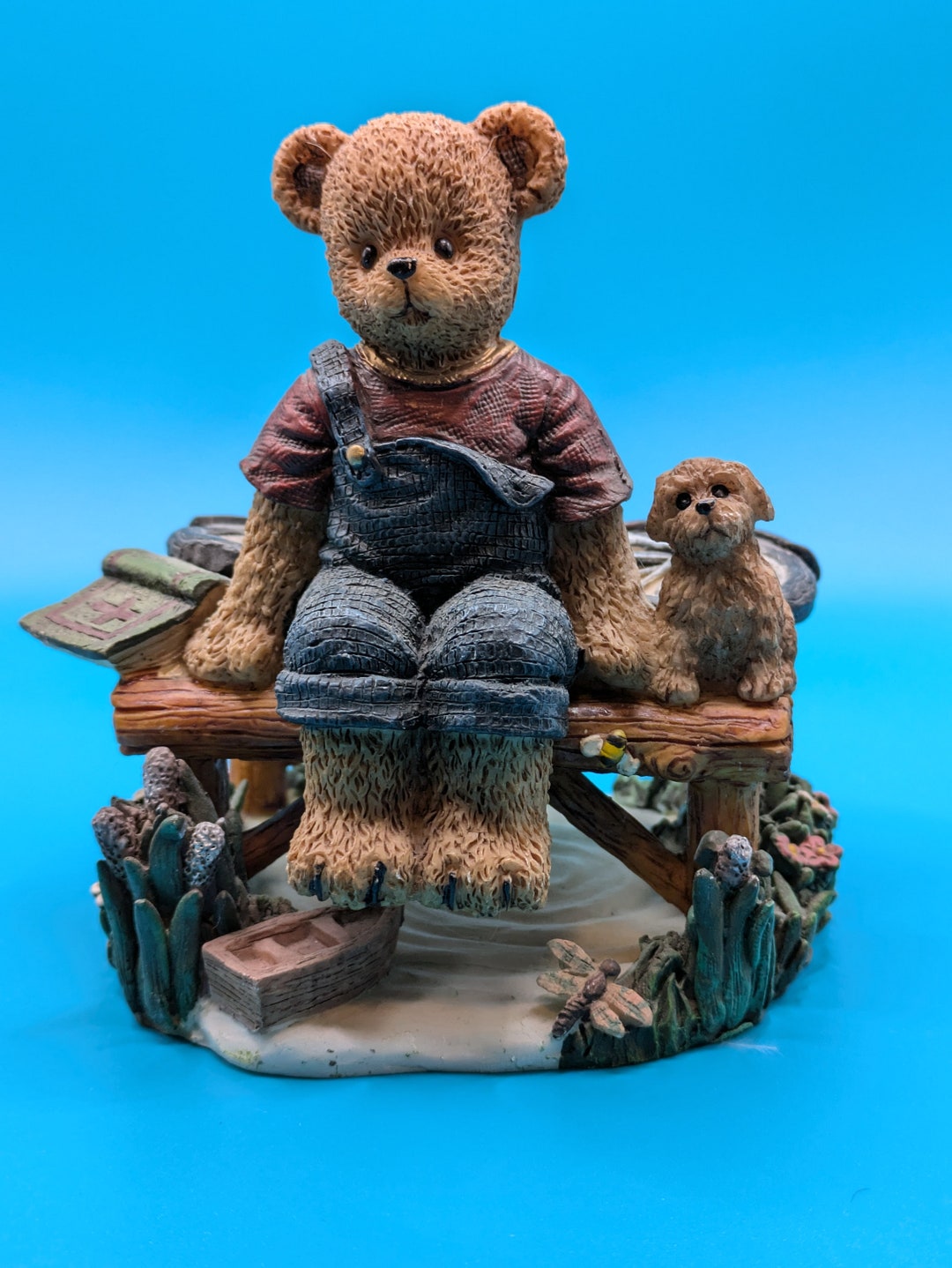 Young's Berry Hill Bears Figurine 'huckle Bear' - Etsy