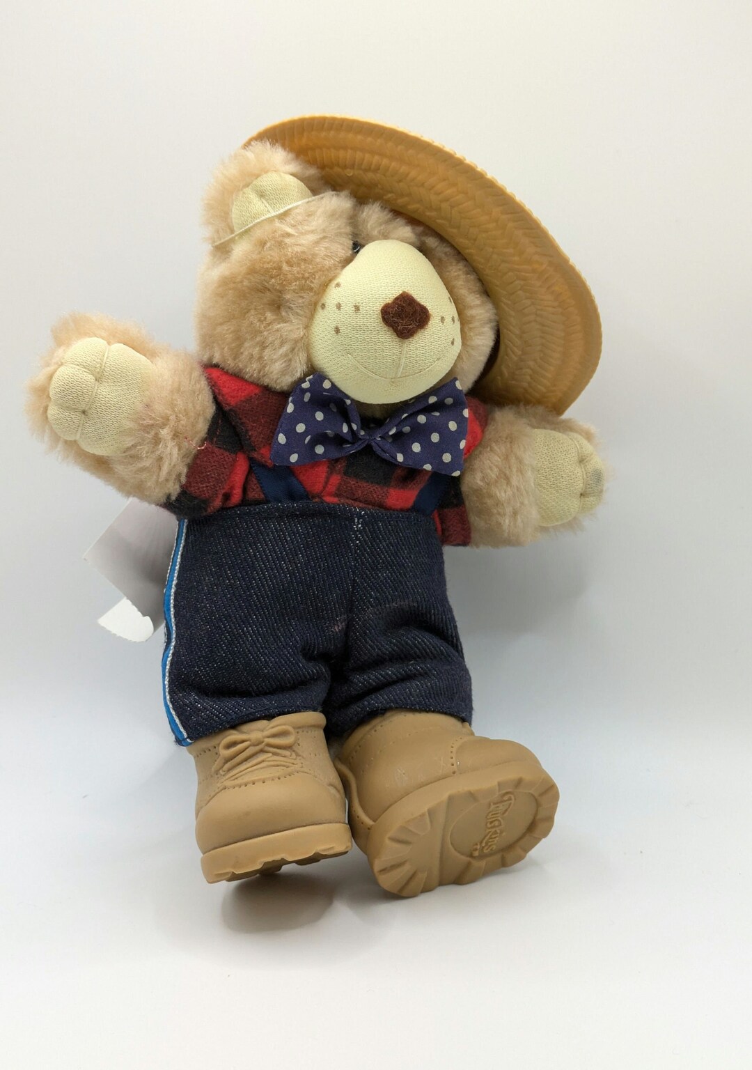 Vintage 1986 Farell Furskin Wendys Teddy Bear - Etsy