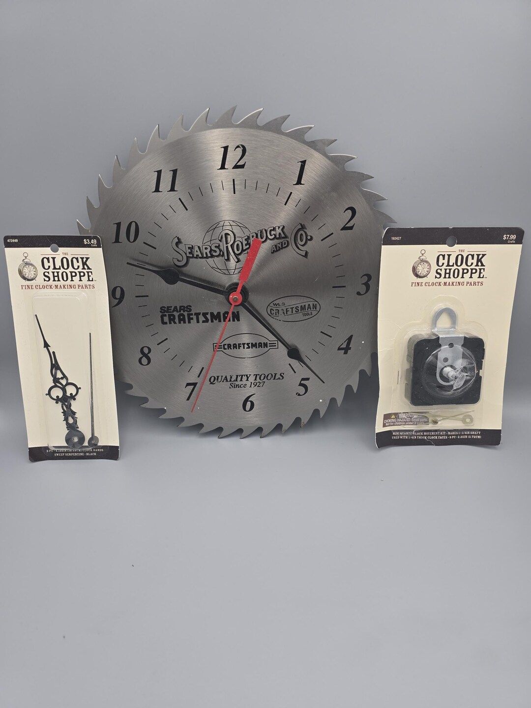 Sears Roebuck and Co. Craftsman Tools 10" Saw Blade Clock - Etsy