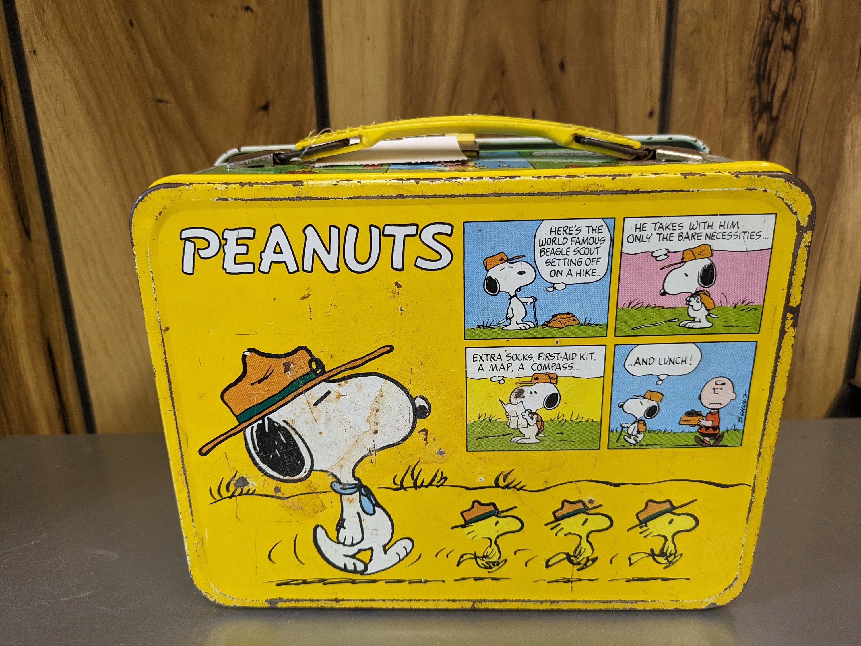 1965 Peanuts Lunch Box - Etsy